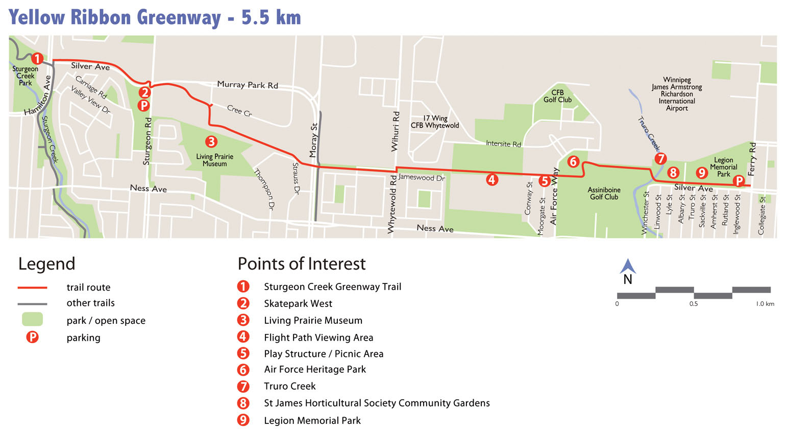 Yellow Ribbon Greenway Trail - Winnipeg Trails Association